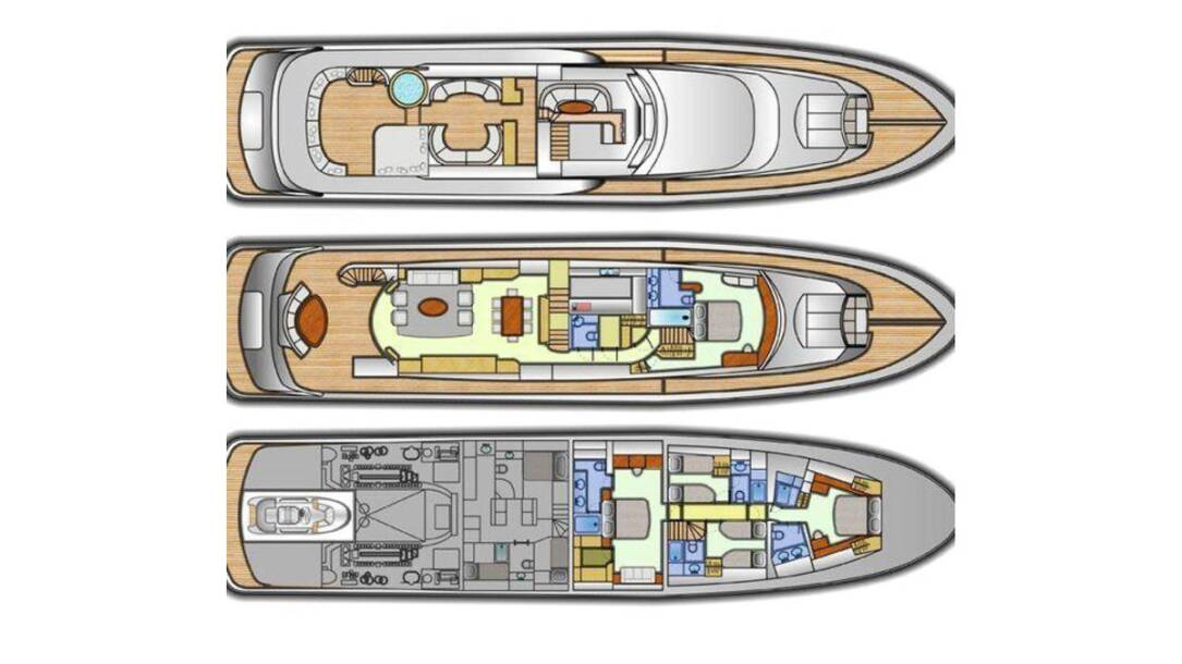 Motor Yacht Cyrus Yachts 34M DREAM I Charter in Croatia | Luxsails Yachting